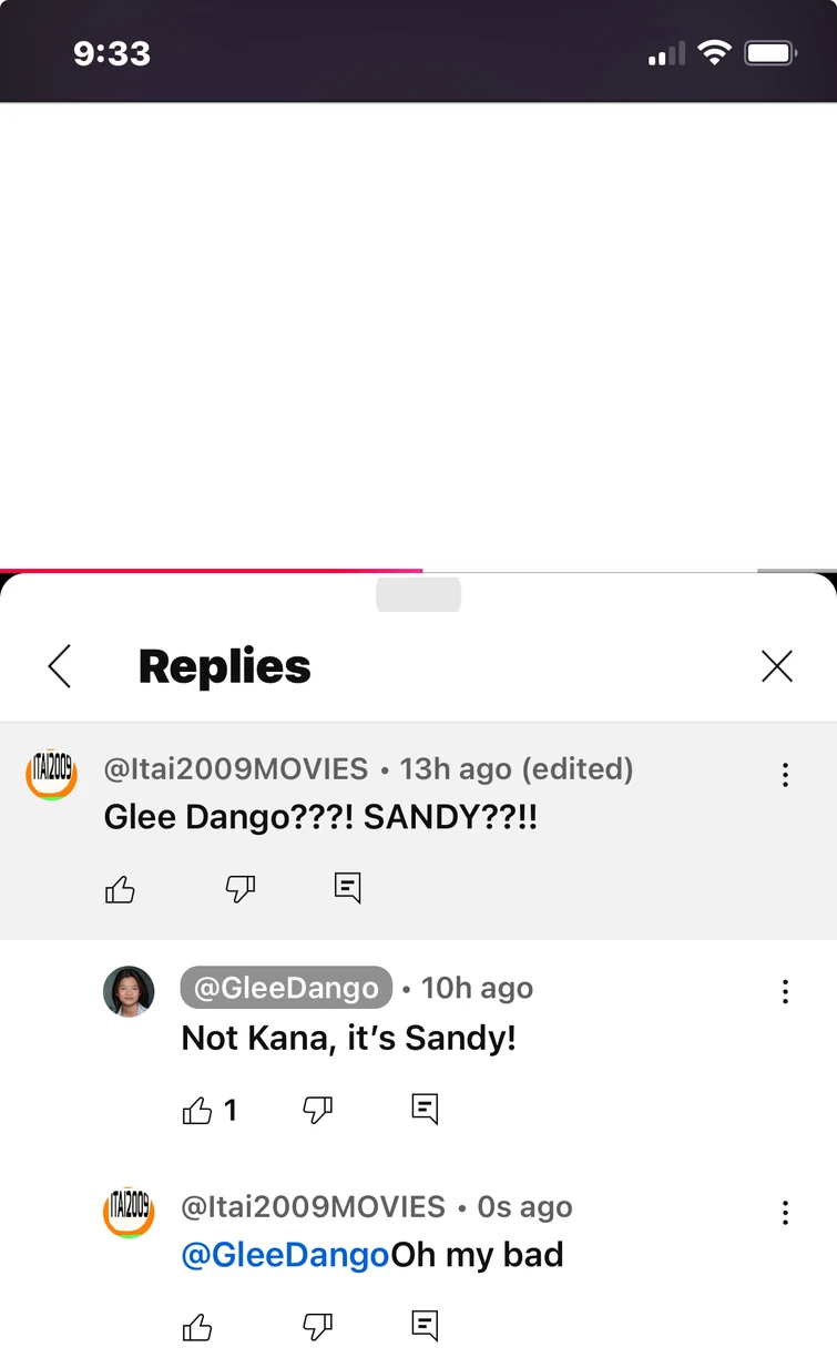 Glee Dango showed a Sneak Peek on an upcoming movie.. | Fandom