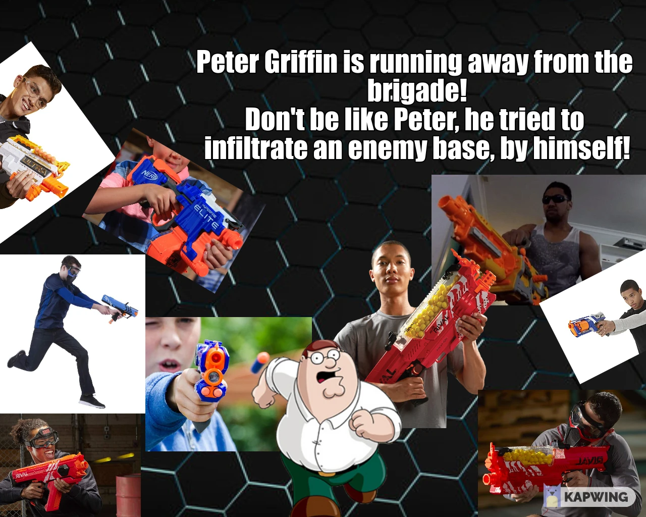 Peter Griffin in nerf. | Fandom