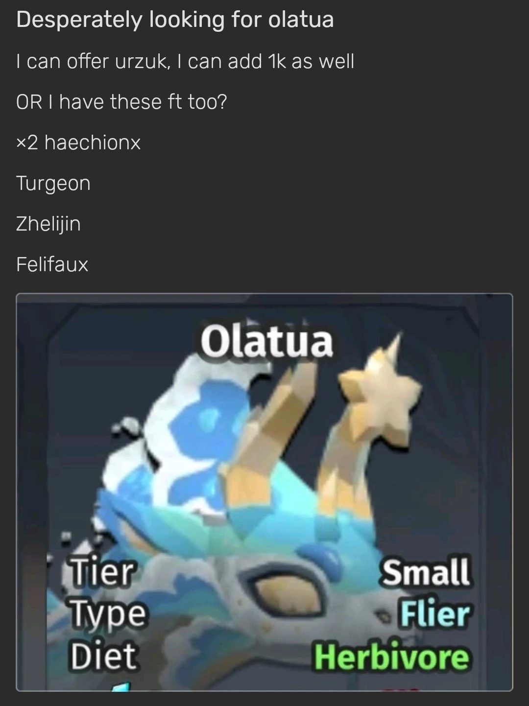 Okay, selling these SPS and LF these creatures | Fandom