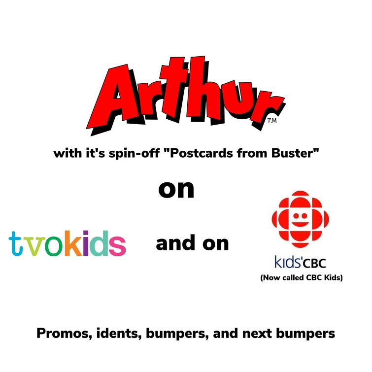Arthur on TVOKids and CBC Kids promos, bumpers, station IDs, and next ...