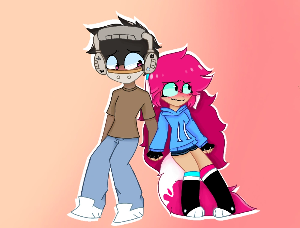 Juke and cupcake as humans | Fandom
