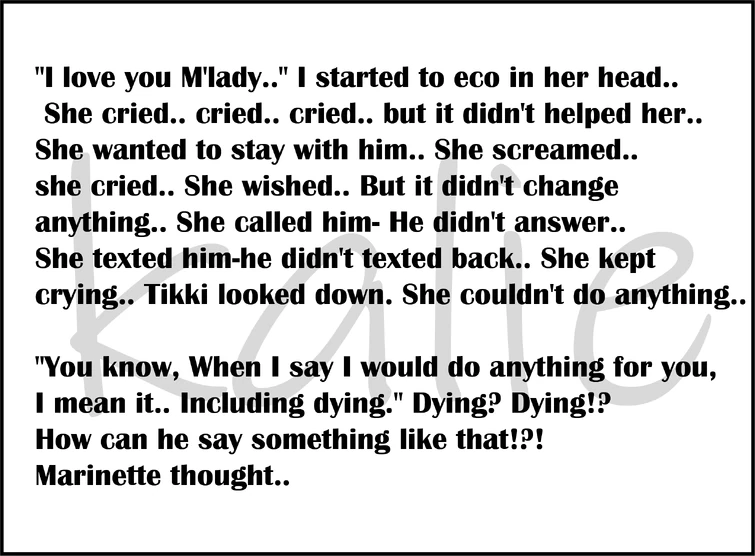 Miss me M'lady! Now available on here! | Fandom