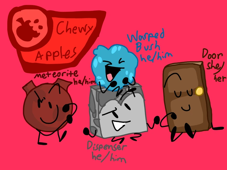 The first teams in my object show (Cookie Chaos) The Chewy Apples! | Fandom