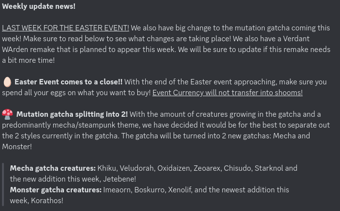 Finally some dev news!! | Fandom