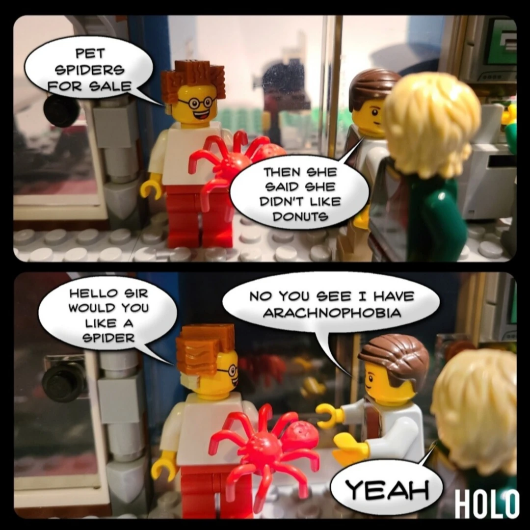 Bricks Comics: Arachnophobia at its finest | Fandom