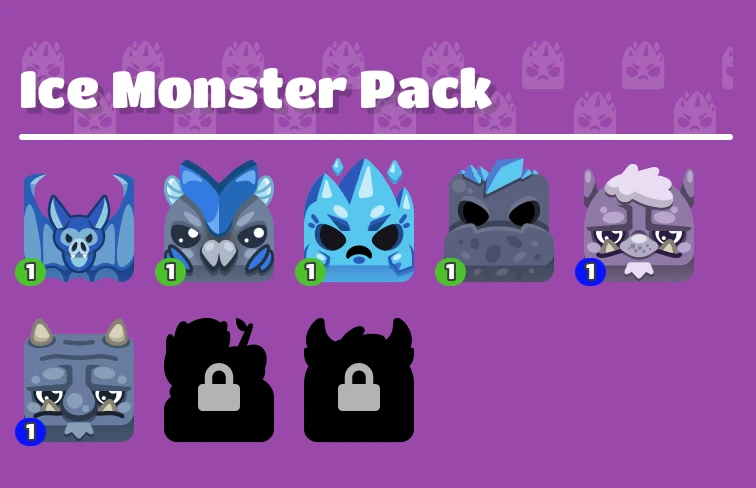 I opened 6 ice monsters packs and got this | Fandom
