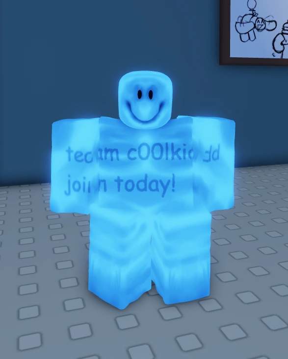 I know a lot of ppl noticed this but why does bluudud say join team ...