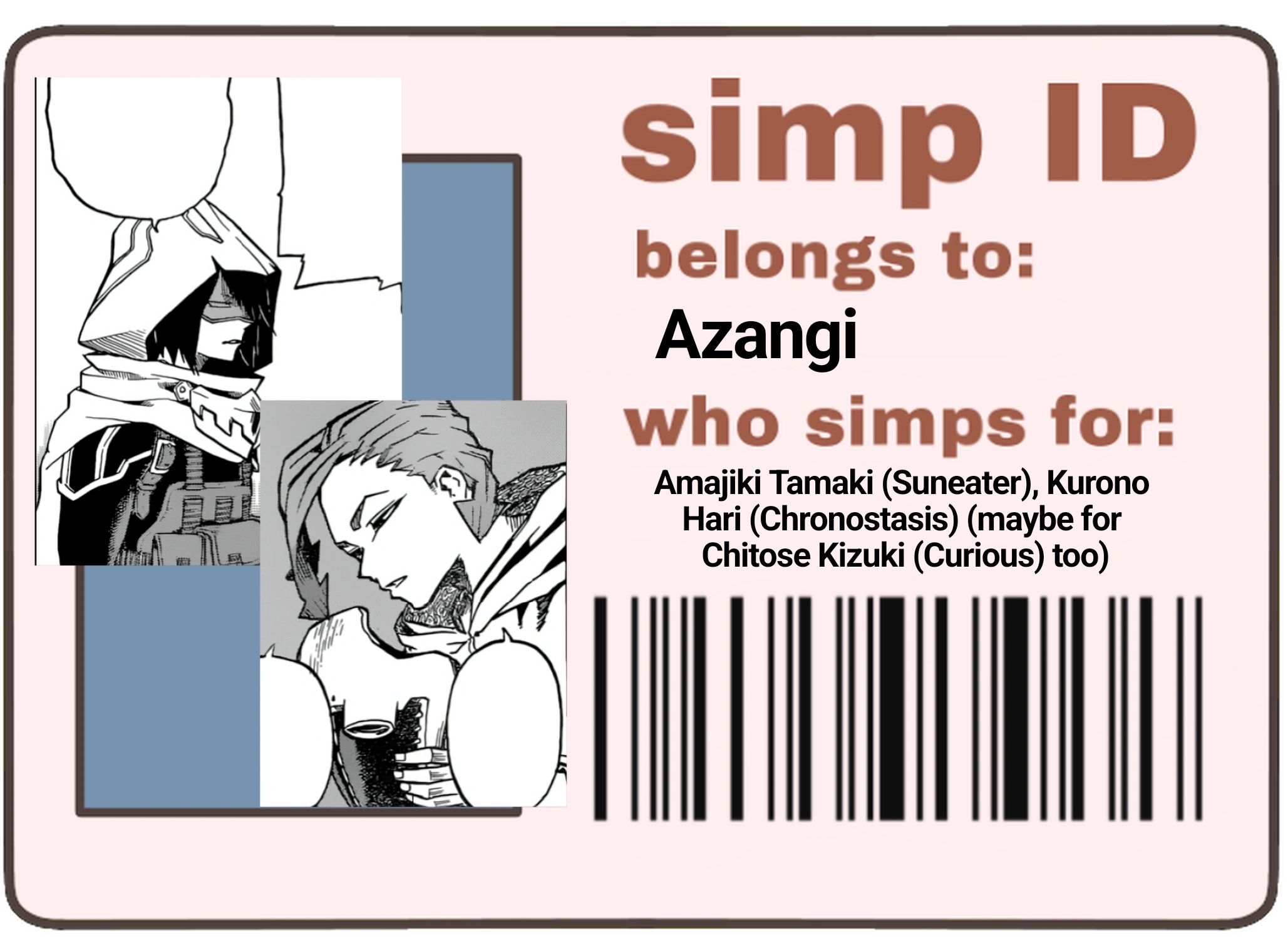 Joining in the Simp ID trend because why not | Fandom