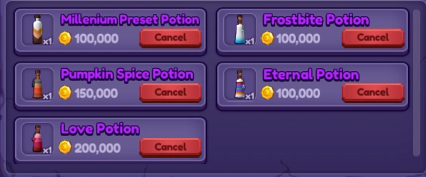 looking to sell these potions for coins | Fandom