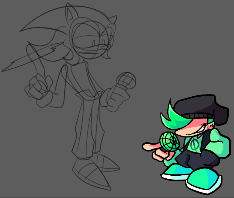 Overloaded TGT Sonic Sketch | Fandom