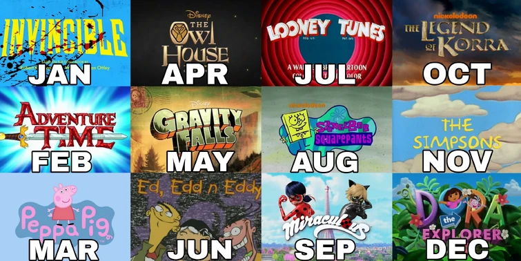 Your birth month is the cartoon you get teleported to | Fandom