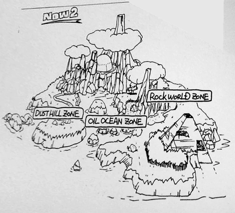 Sonic 2 Time Travel Concept Art Maps | Fandom