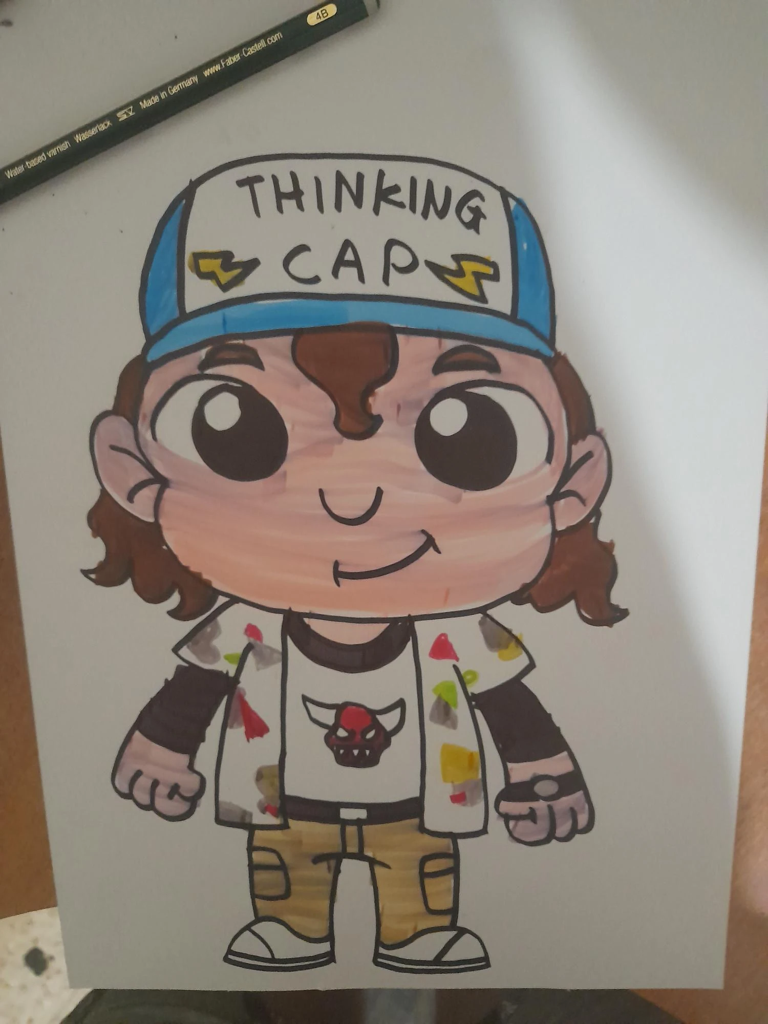 My drawing of Dustin | Fandom