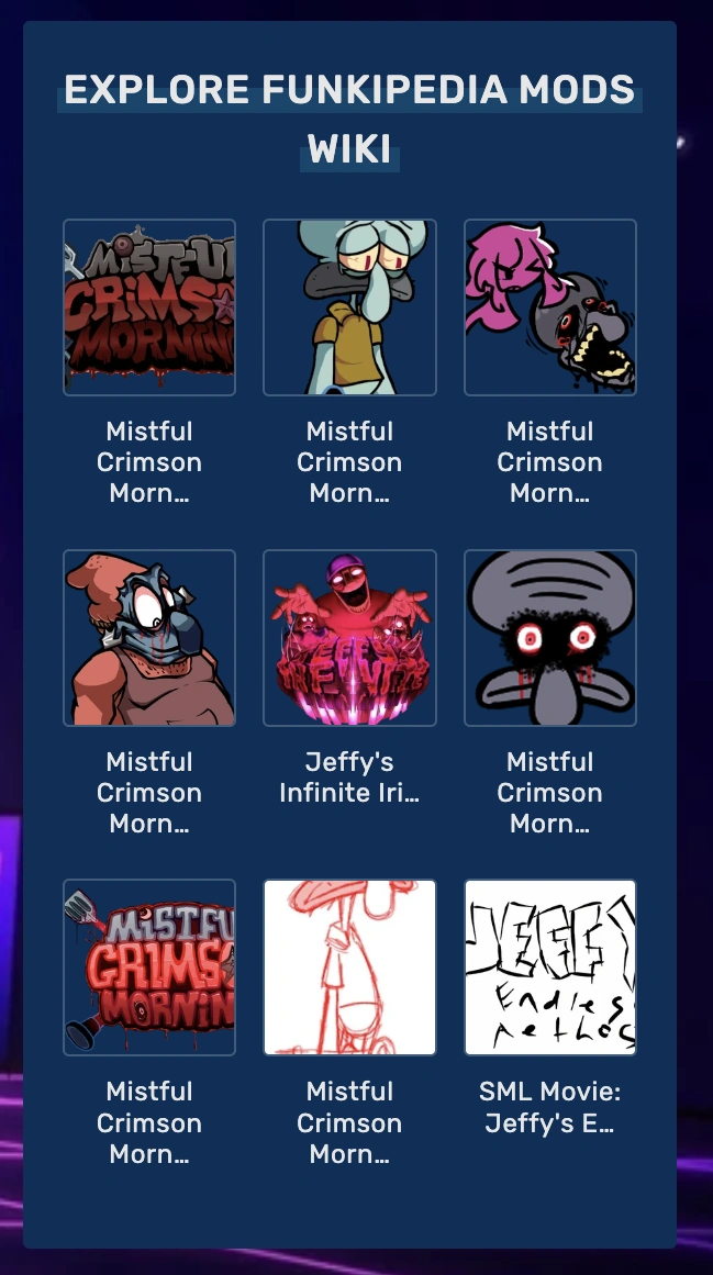 I think this wiki likes Mistful Crimson Morning | Fandom
