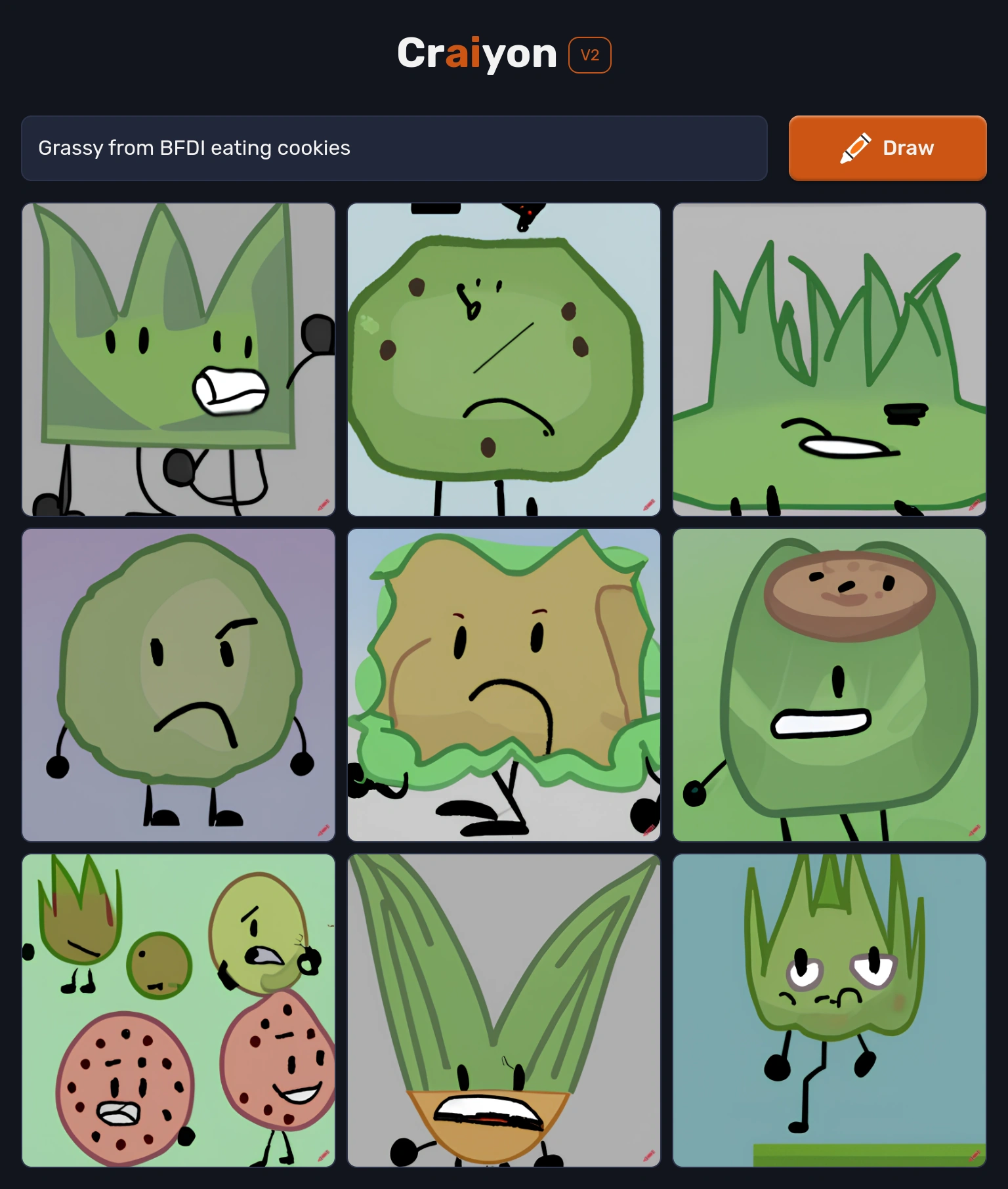 Give me a BFDI-RELATED, NON-NSFW prompt and I will put it in Craiyon | Fandom