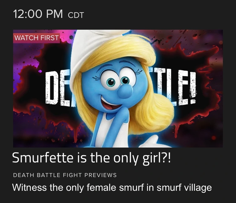 Poppy vs Smurfette previews | Fandom