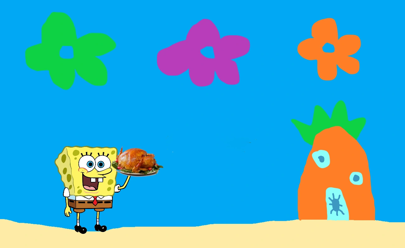 Spunch Bab Celebrates Thanksgiving. | Fandom