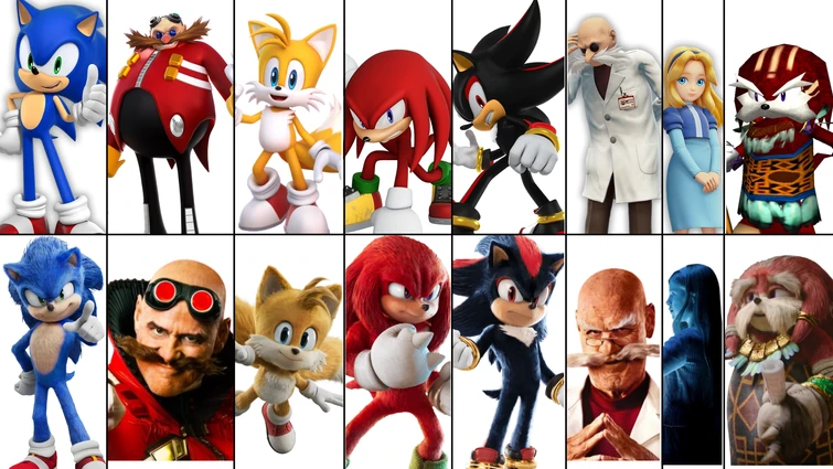 Sonic Characters - Game to Screen | Fandom