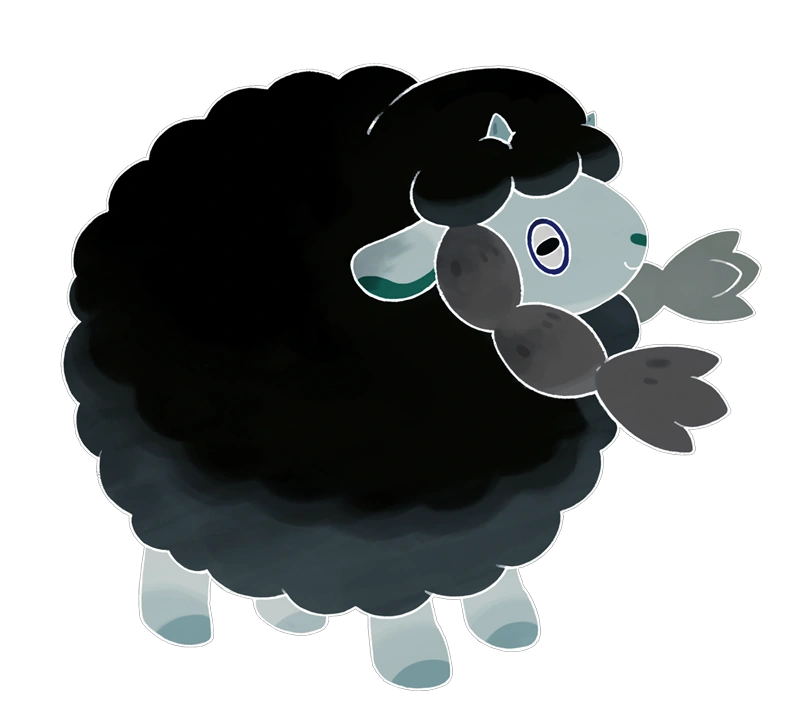Wooloo inverted = shiny Wooloo | Fandom