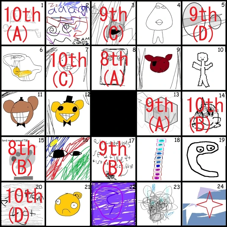 the official random scribble contest season 2 poll 1c | Fandom