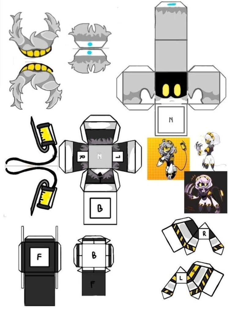 papercraft figures done. | Fandom