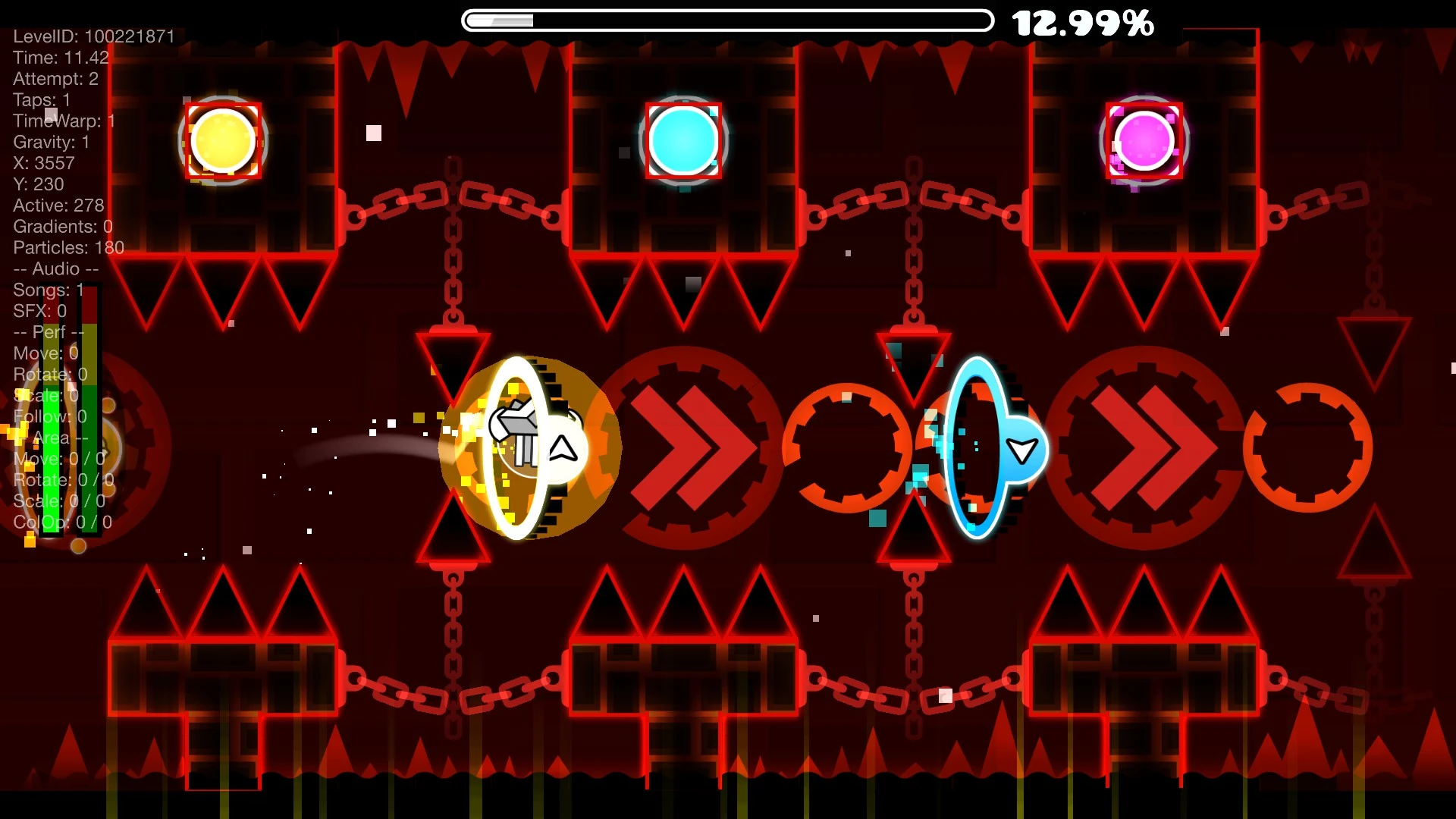 TARTARUS RUN (I died to the blue portal and my hardest is a medium ...