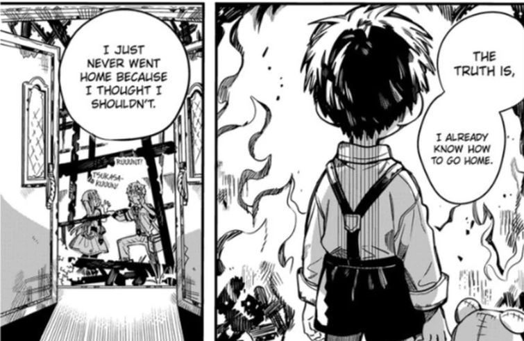 Tsukasa is the real one? The one in the red house or the one who is the ...