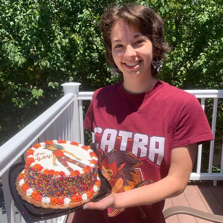 Here's my coming out cake from a little while ago | Fandom