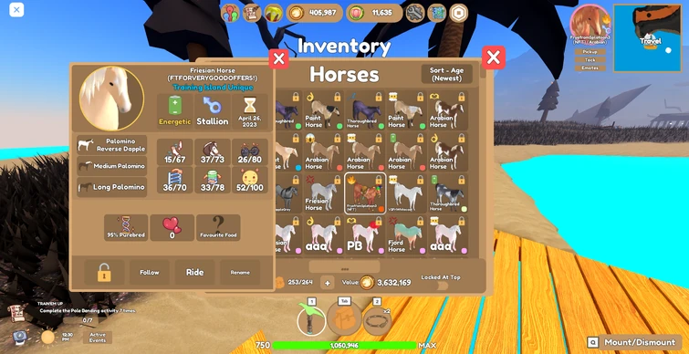 Would I be able to swap an Impure Palomino Reverse Dapple Arab for this ...