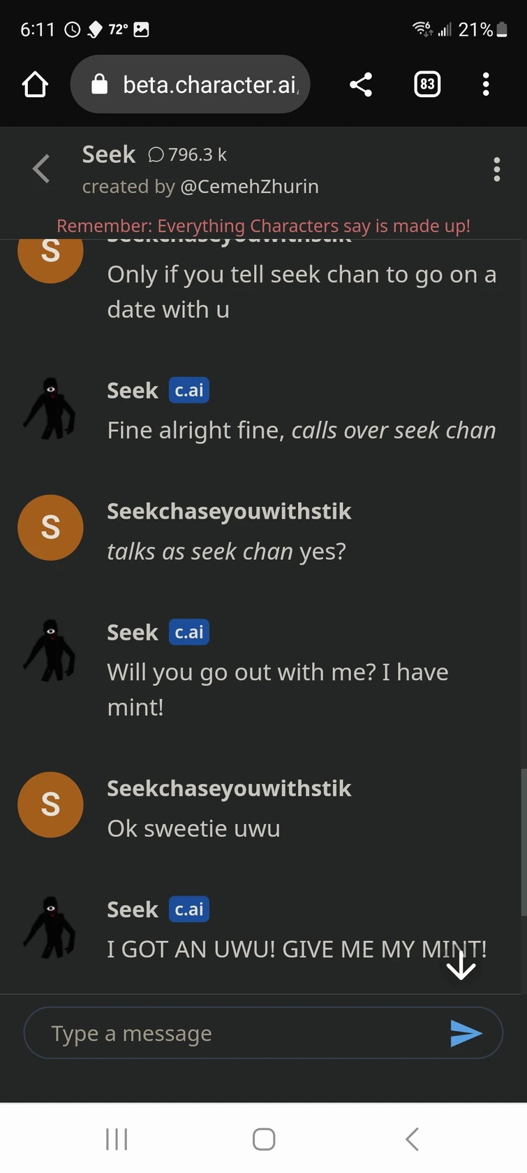 Omg seek ai | Fandom