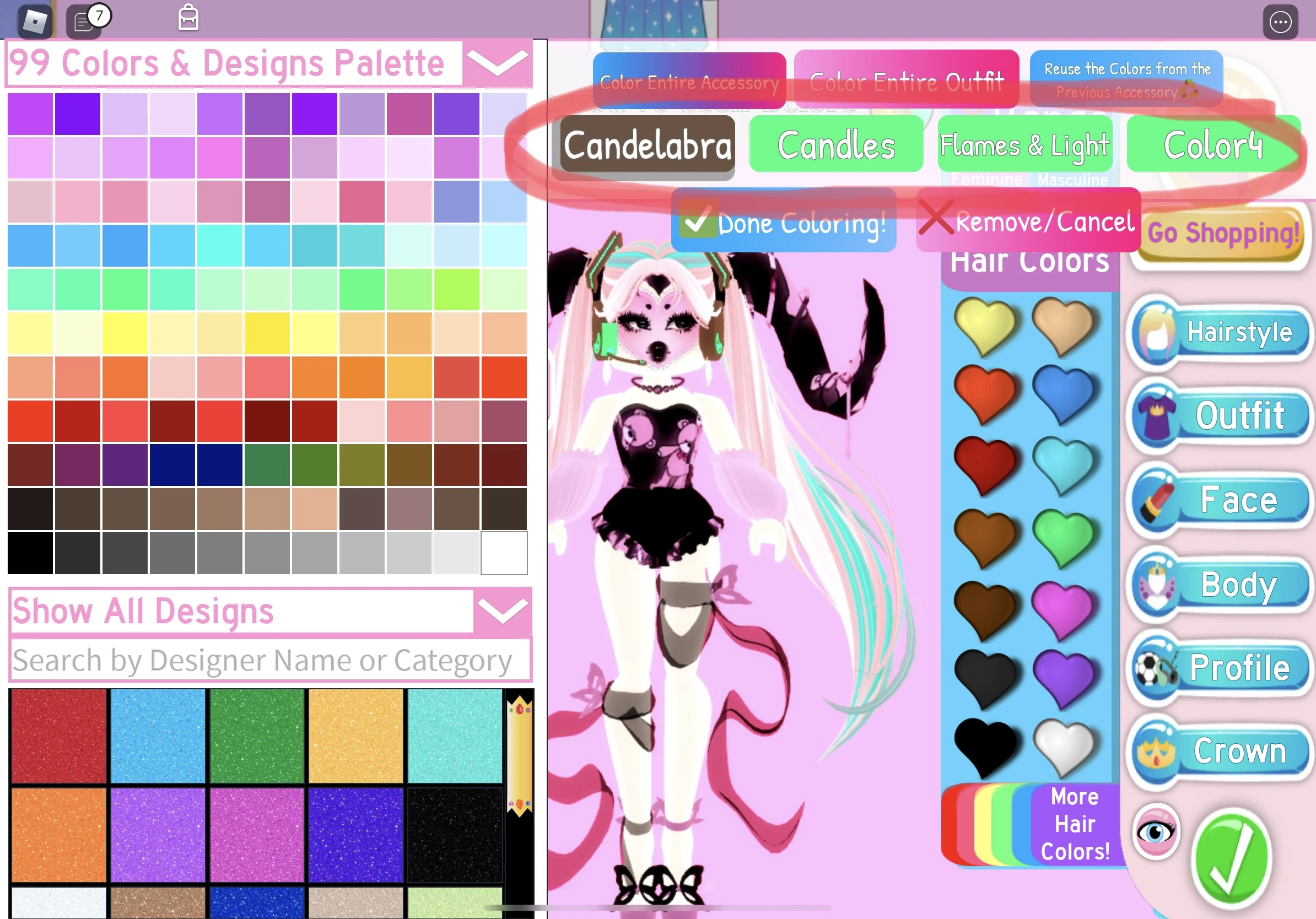 Why are the colors of the Virtual Popstar Hair like this | Fandom