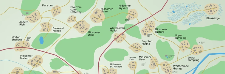 My map of Midsomer | Fandom