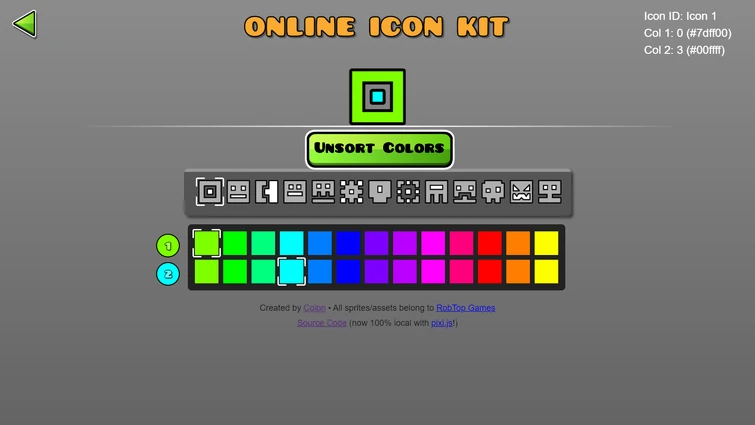 i edited the gd colon icon kit a little bit | Fandom