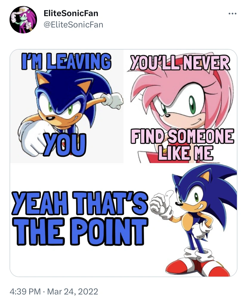 Sonic Dumps Amy | Fandom