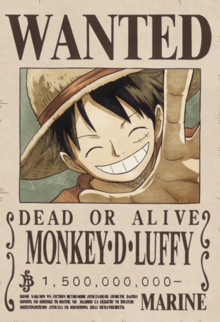 Le nouveau prime de Luffy. | Fandom