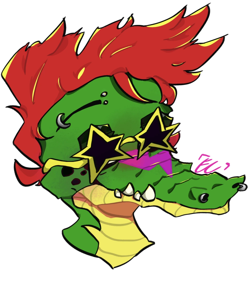 I drew Montgomery gator bc | Fandom