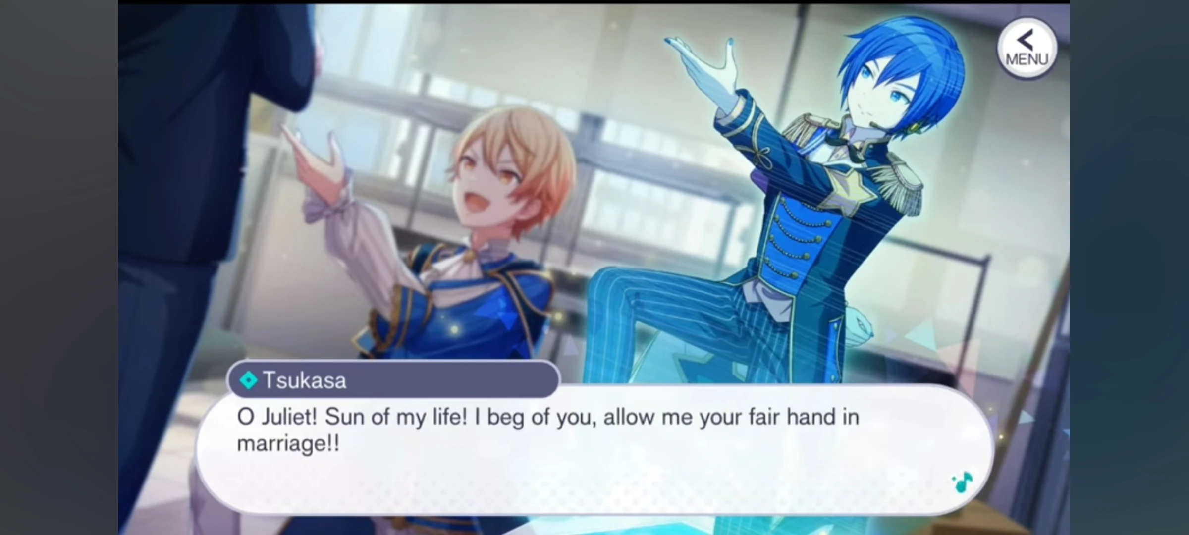 me when someone says mr showtime is the best tsukasa comm: | Fandom