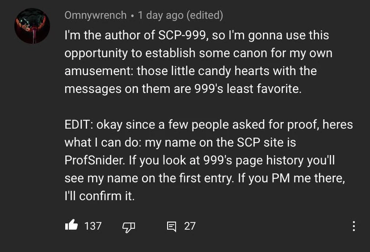 SCP-999 | SCP Foundation Wikia | Fandom