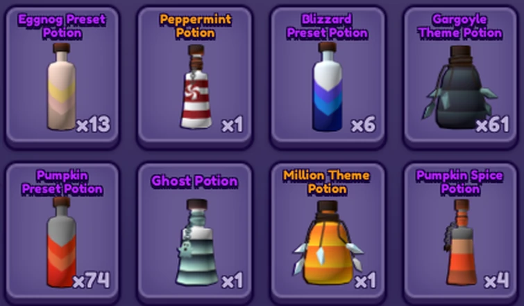 LF Mut Potions and Breeding Cooldown potion. | Fandom