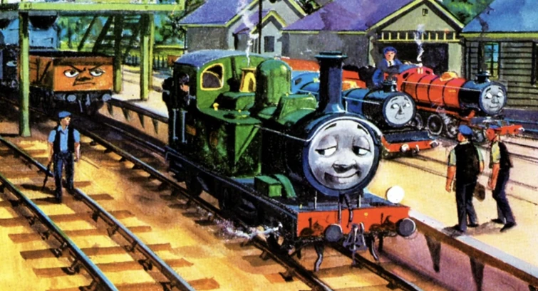 My favorite rws illustrations with the awdry charecters and tvs ...