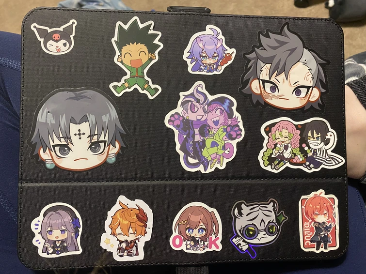 Decorated my tablet (featuring lots of KNY stickers) | Fandom