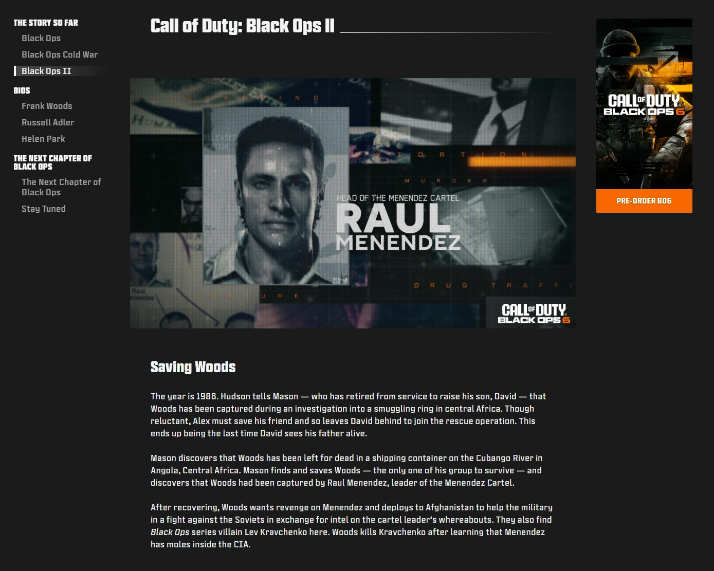 Woods killed Kravchenko are canon? | Fandom