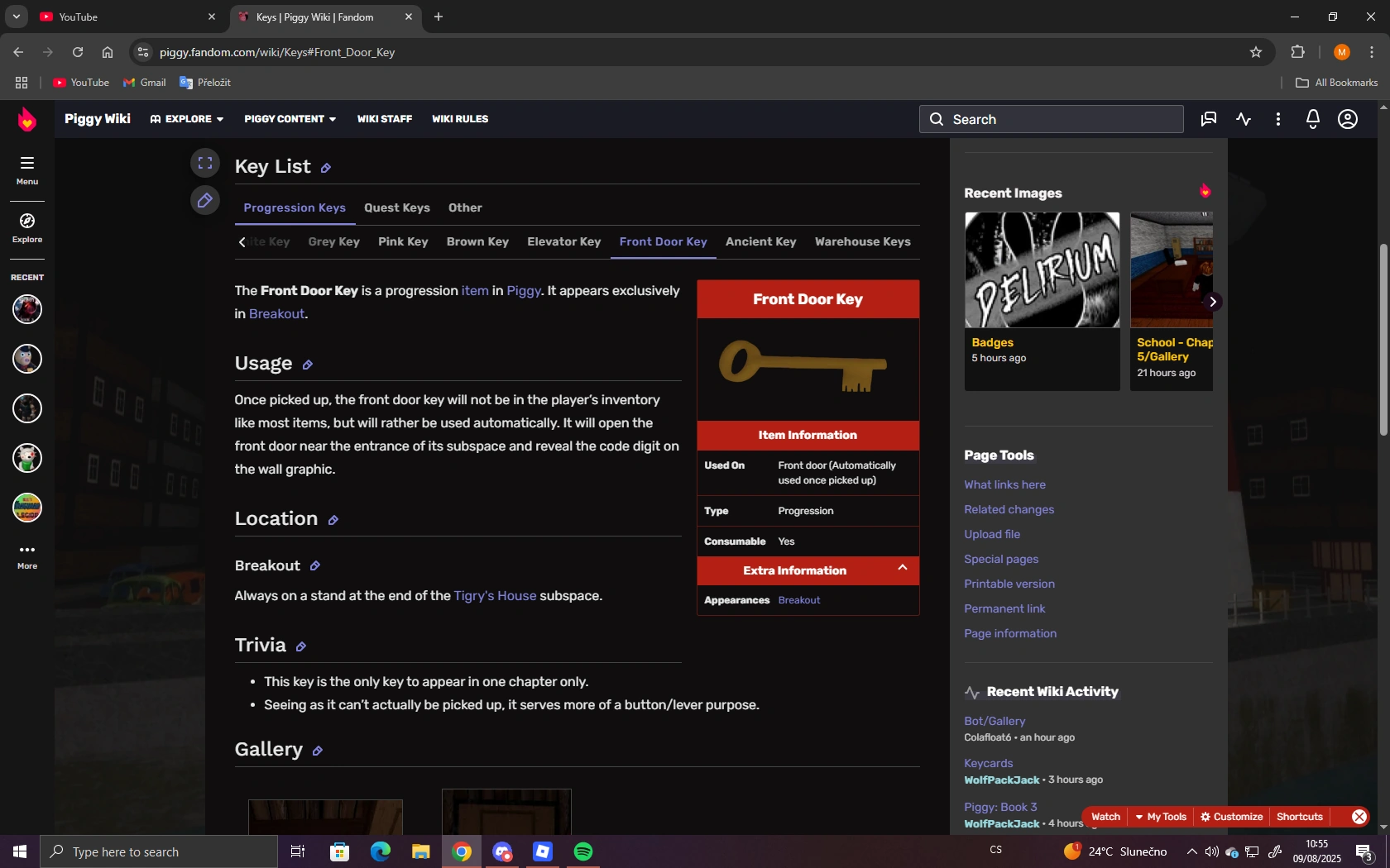 About the keys page.. | Fandom