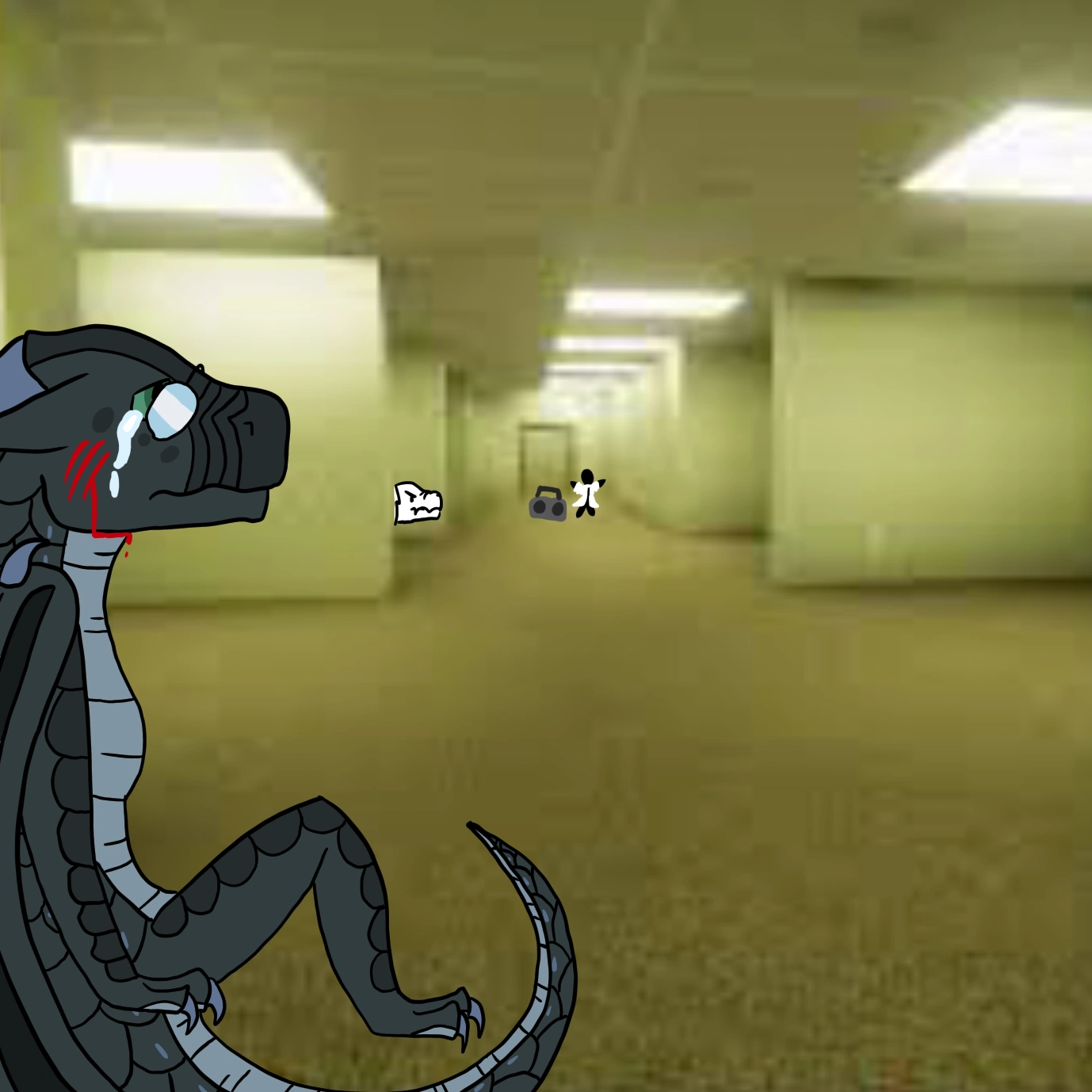 Day 3 of being in the backrooms (TW: blood) | Fandom