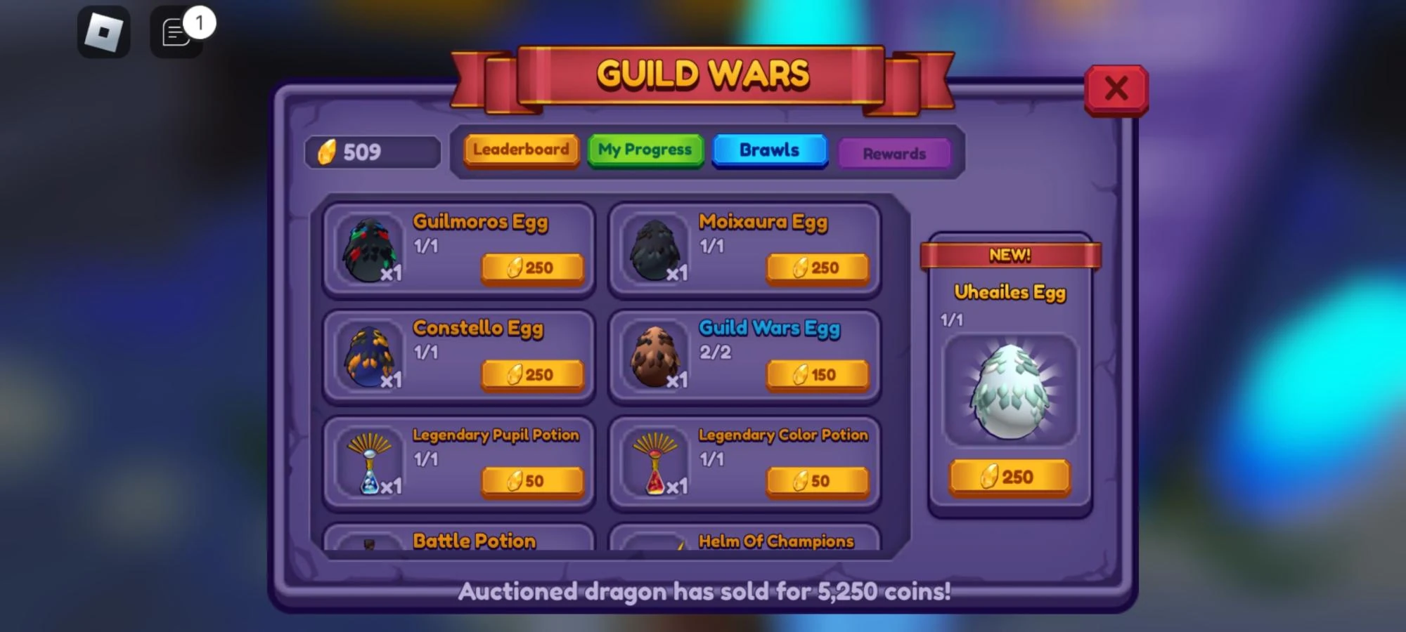 LOA on 250 gw gems! (gw egg of ur choice) | Fandom