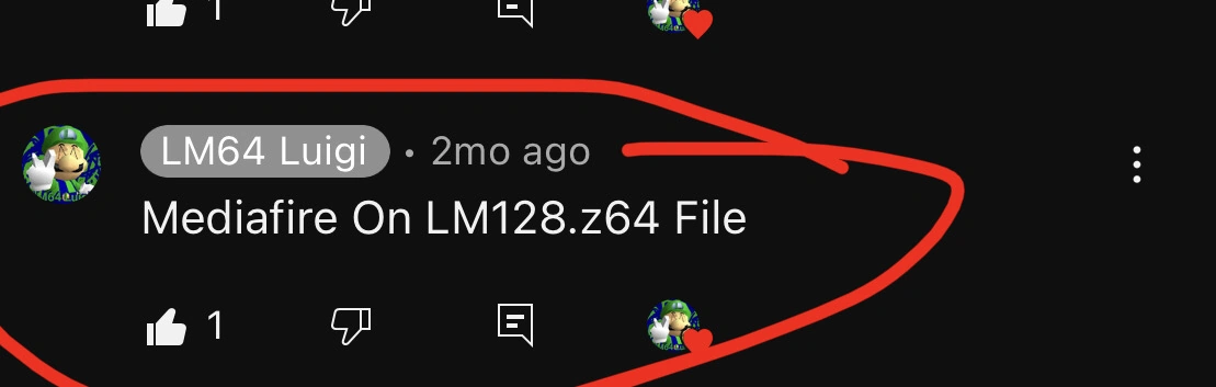 Mediafire ON LM128.z64 File | Fandom