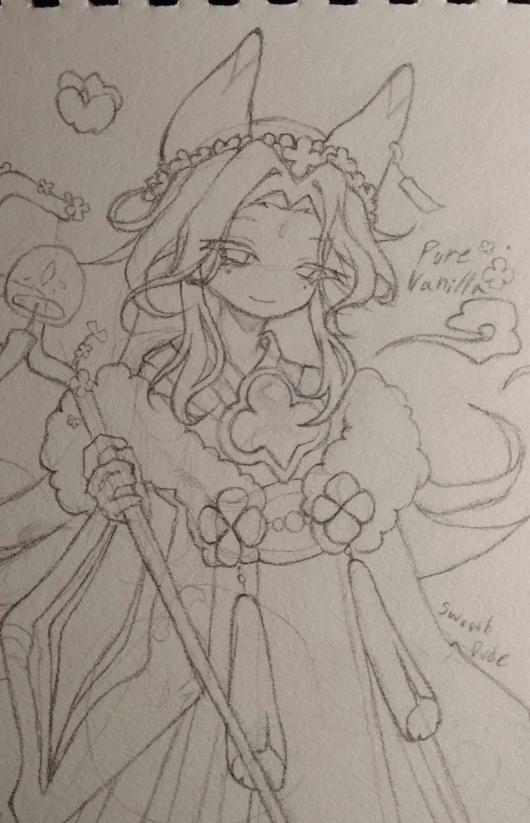 Pure Vanilla's CN costume drawing! | Fandom