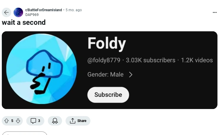 So someone in reddit posted my YT | Fandom