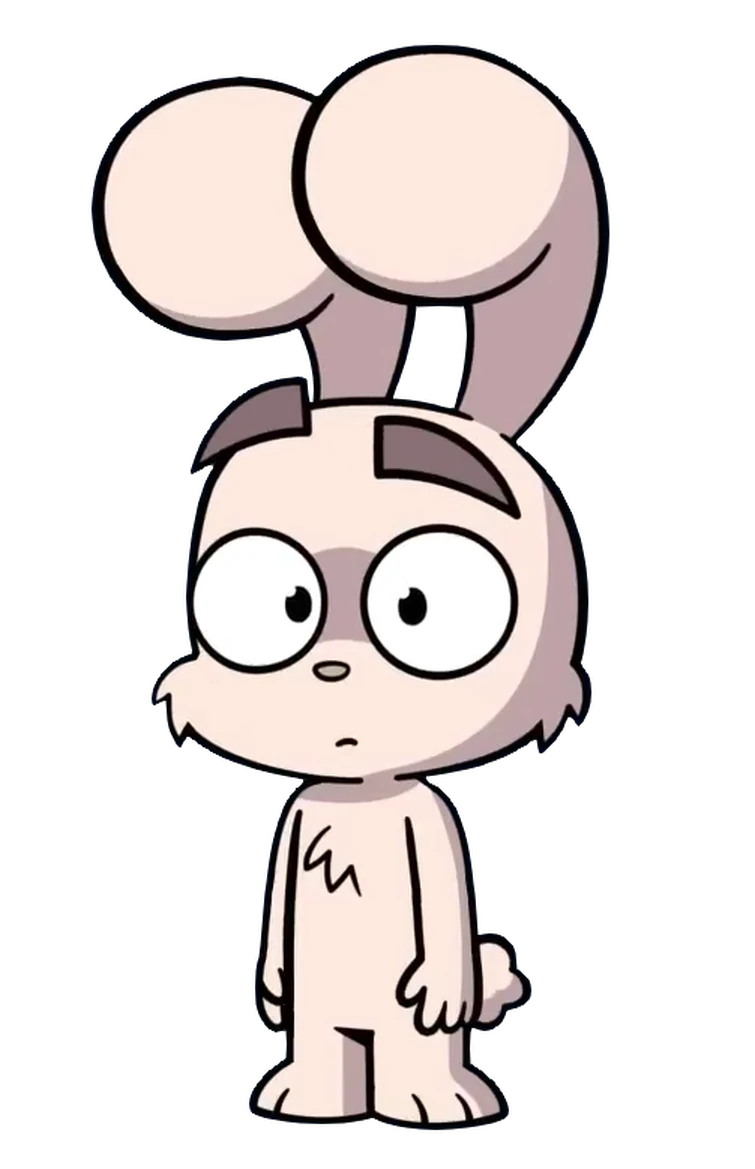 This is what Stumpy looks like before he became a Super Duper Bunny ...