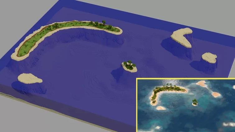 I used images and references to make the most accurate Spongebob map in ...